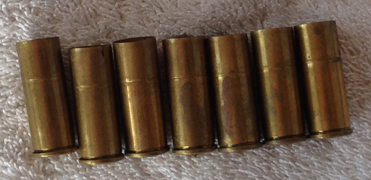 WINCHESTER-WESTERN .45 LONG COLT ONCE-FIRED BRASS CARTRIDGE CASES 19 ...
