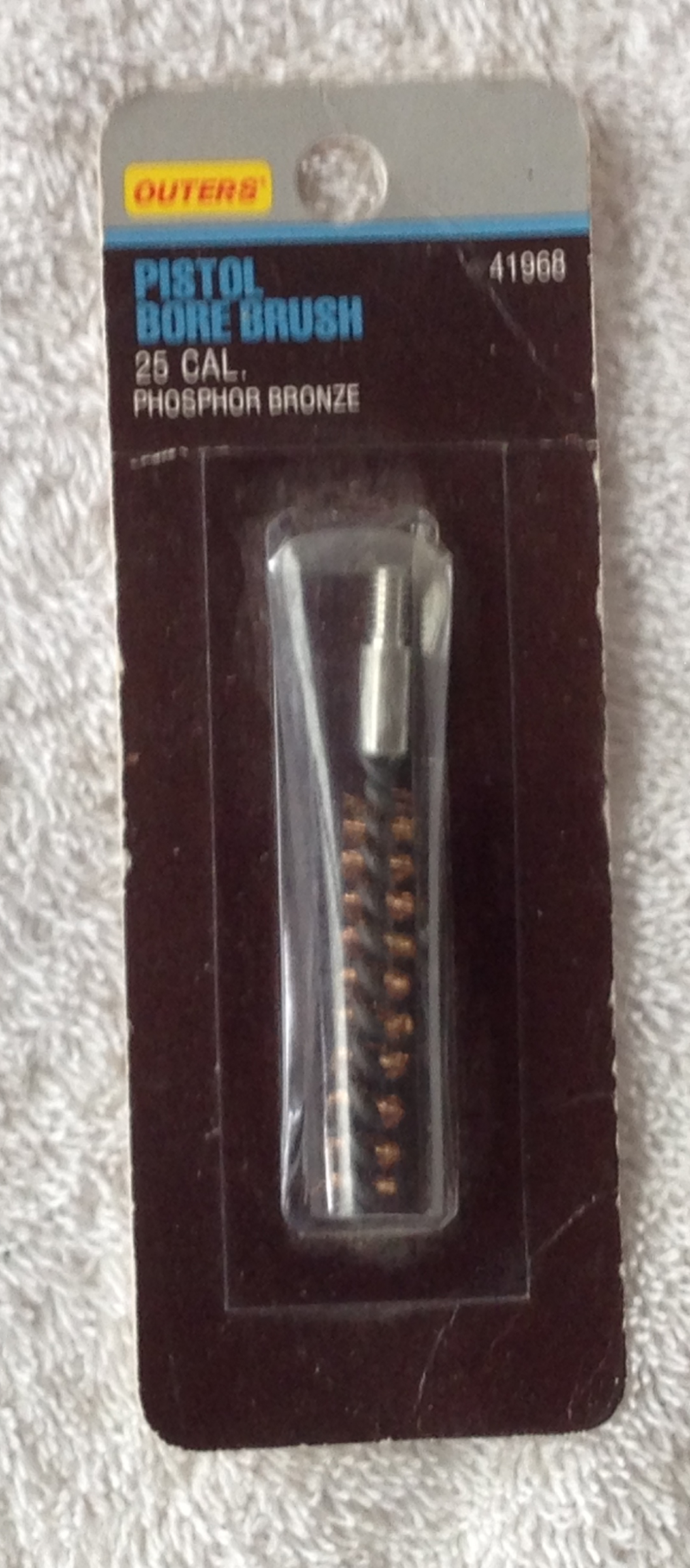 PISTOL BORE BRUSH .25 CALIBER PHOSPHOR BRONZE OUTERS 41968 NEW IN ...