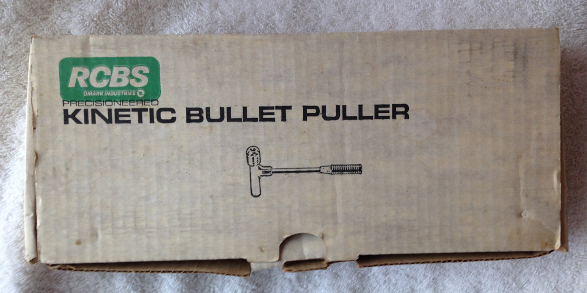 RCBS KINETIC BULLET PULLER VINTAGE WOOD HANDLE INSTRUCTION BOOKLET ...