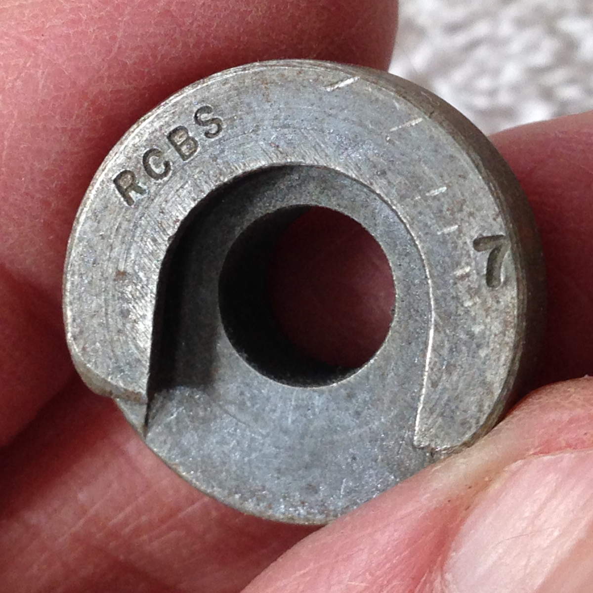 RCBS SHELL HOLDER #7 30-40 KRAG & .303 BRITISH 40-50 SHARPS STRAIGHT 1 ...