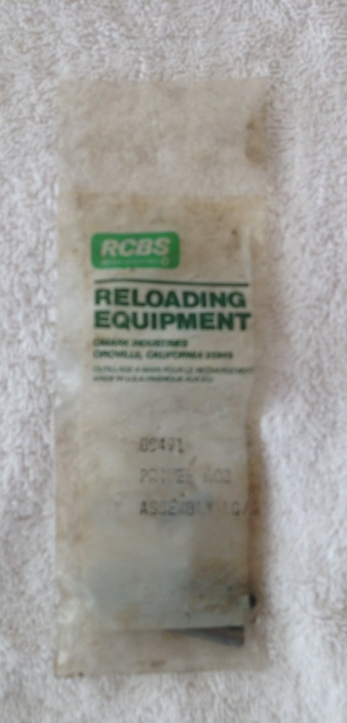 RCBS PRIMER ROD ASSEMBLY LARGE / SMALL 09471 RELOADING EQUIPMENT NEW IN ...