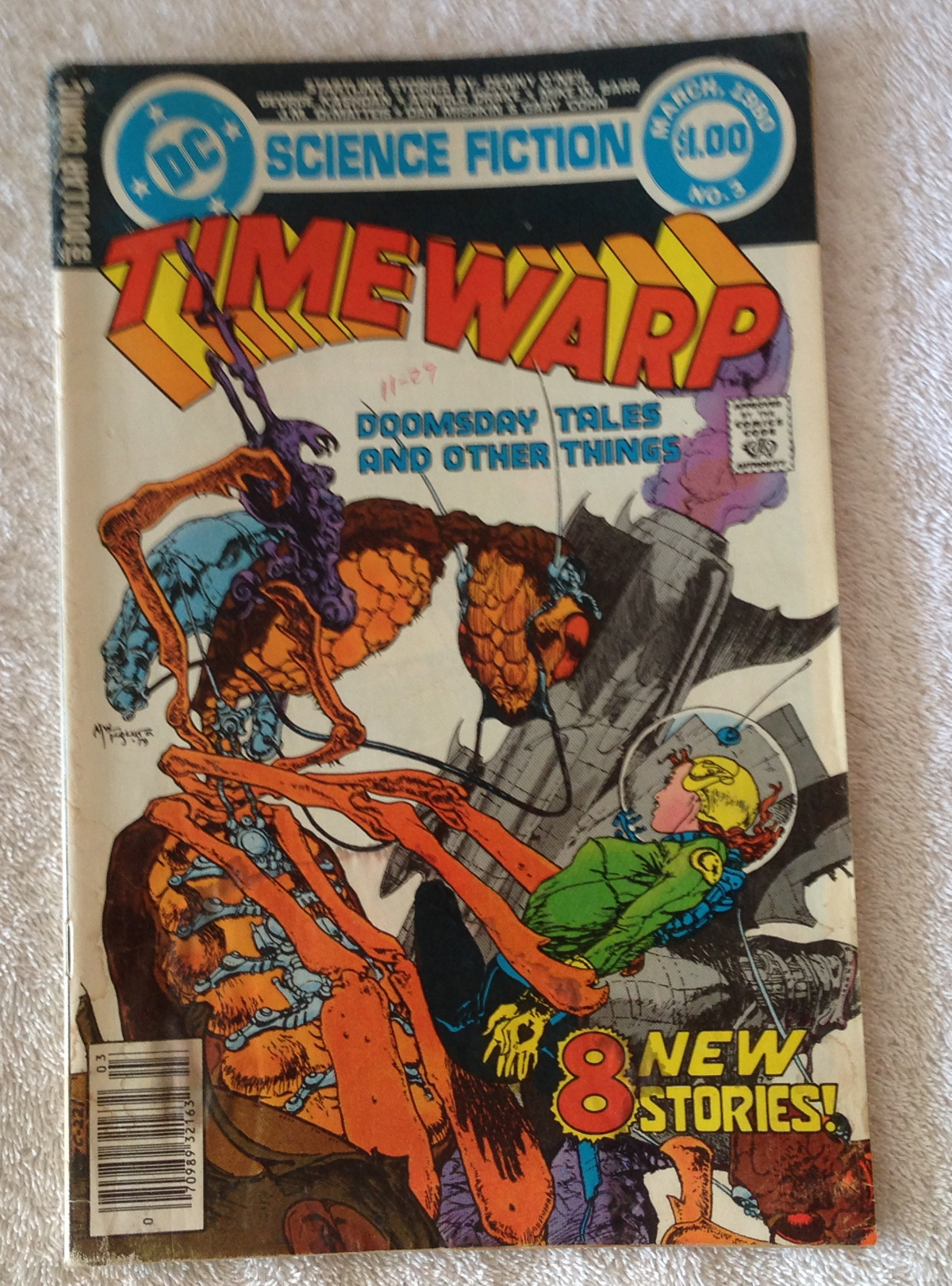 DC Comics TIME WARP MARCH 1980 NO 3 SCIENCE FICTION 8 NEW STORIES SEE ...