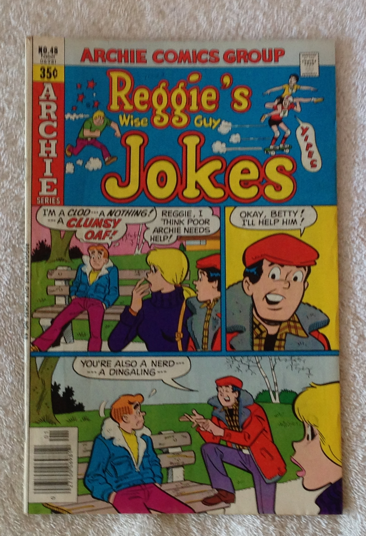 ARCHIE COMICS GROUP REGGIE`S WISE GUY JOKES COMIC BOOK NO. 48 06981 JAN ...