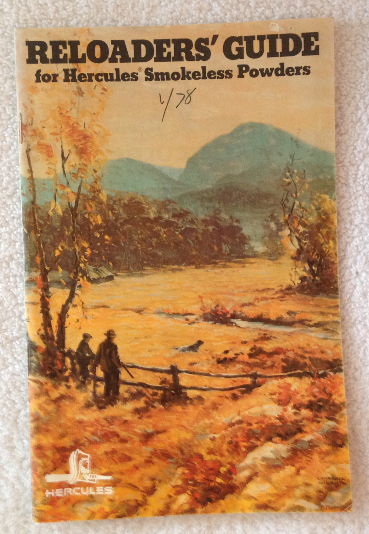 RELOADERS` GUIDE FOR HERCULES SMOKELESS POWDERS JANUARY 1978 / 0103-2 ...