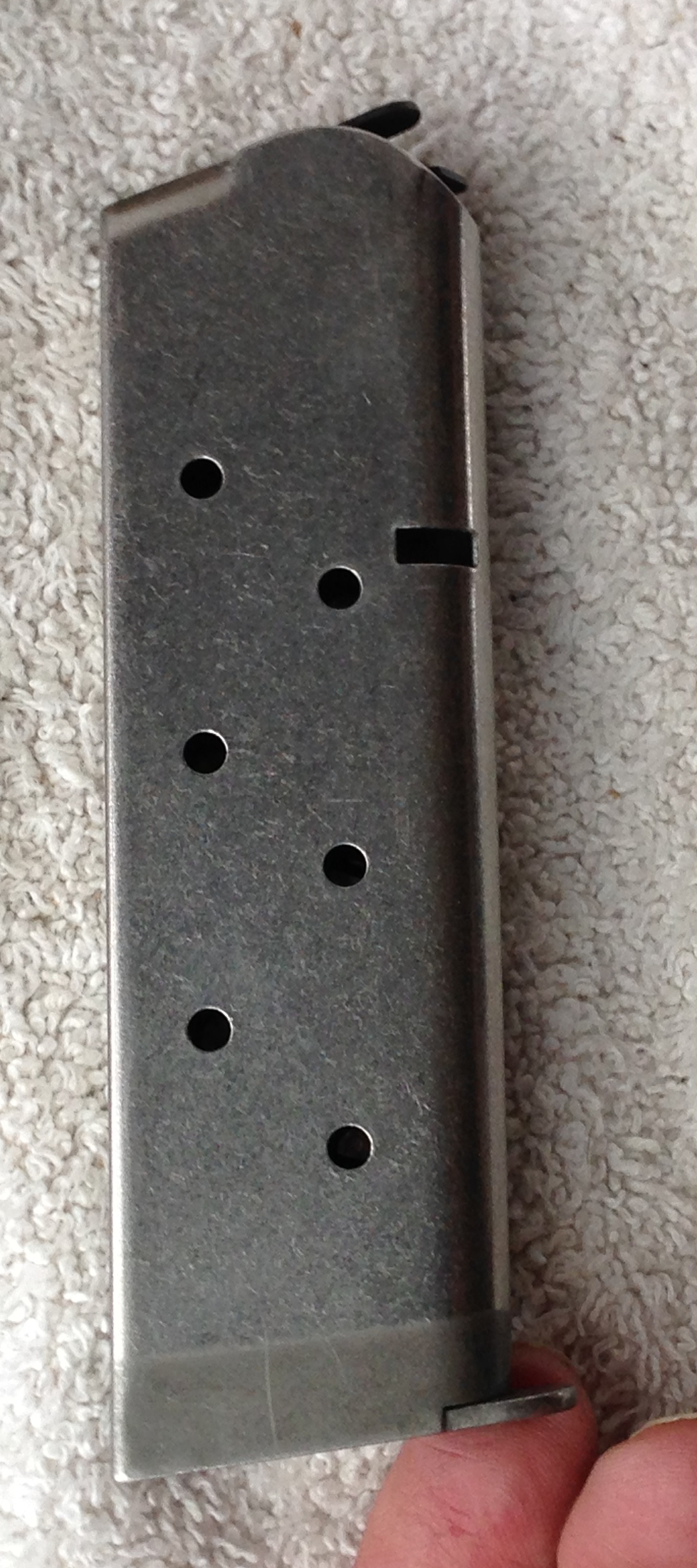 COLT .45 AUTO ACP STAINLESS STEEL 7-ROUND MAGAZINE MS / 0529-3 .45 ACP ...