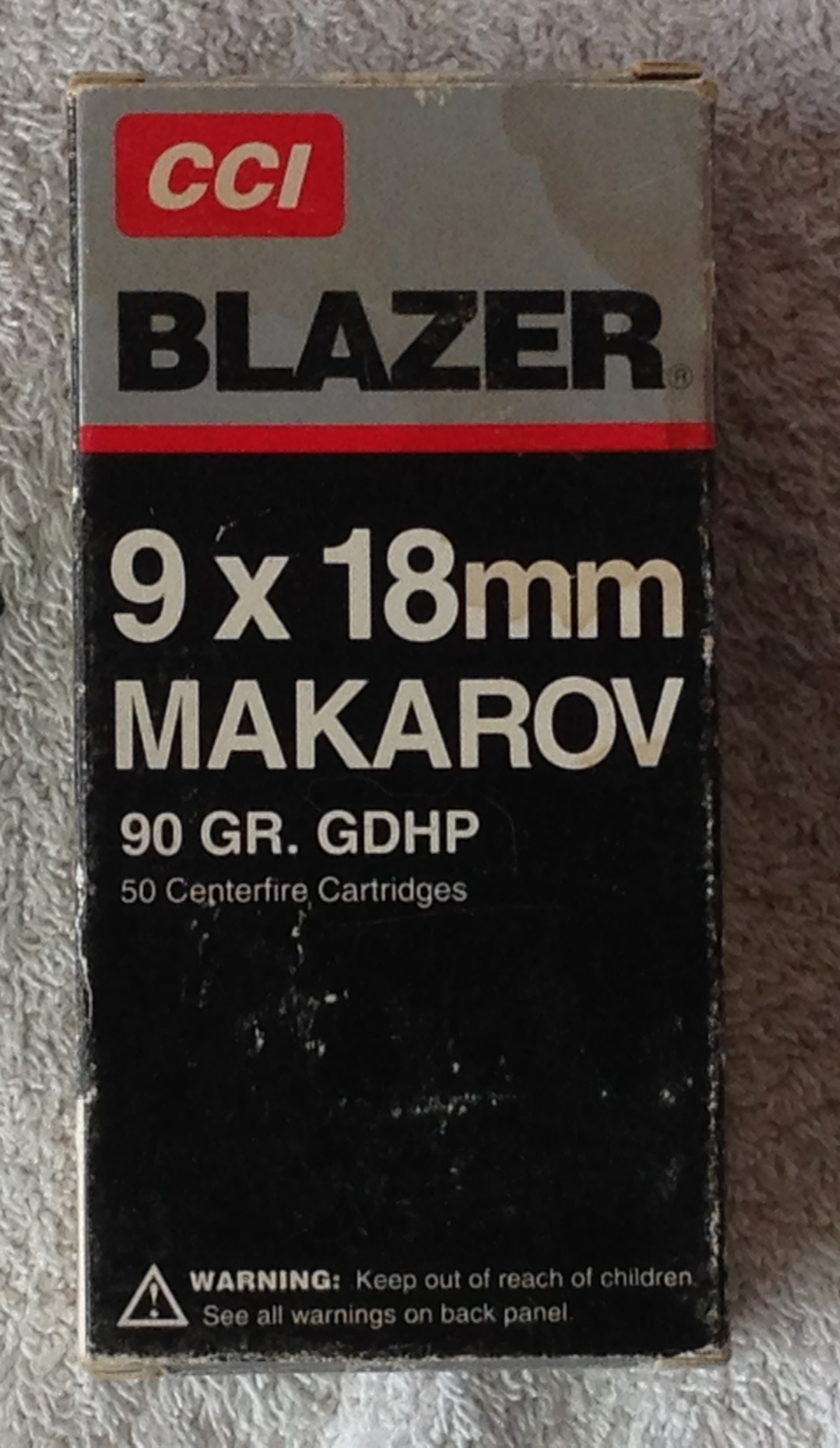 CCI Ammunition CCI BLAZER 9 X 18mm MAKAROV 90 GRAIN GDHP GOLD DOT ...