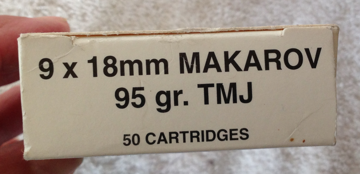 CCI Ammunition 9X18 MAKAROV 95 GRAIN TMJ ROUND NOSE BULLET AMMUNITION ...