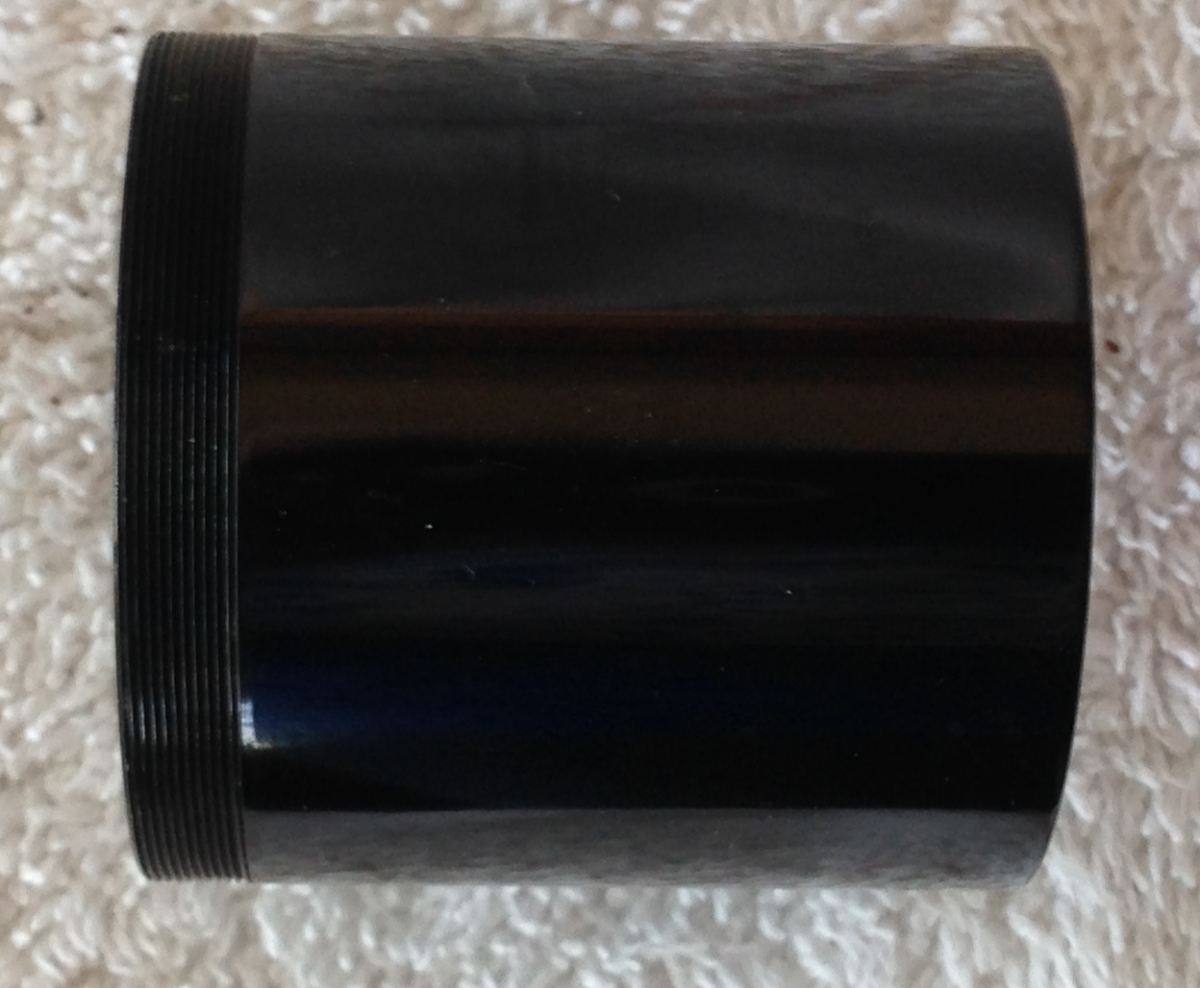 RIFLE SCOPE SUNSHADE SUN SHADE THREADED APPROXIMATELY 1 7/8 X 1 3/4 ...