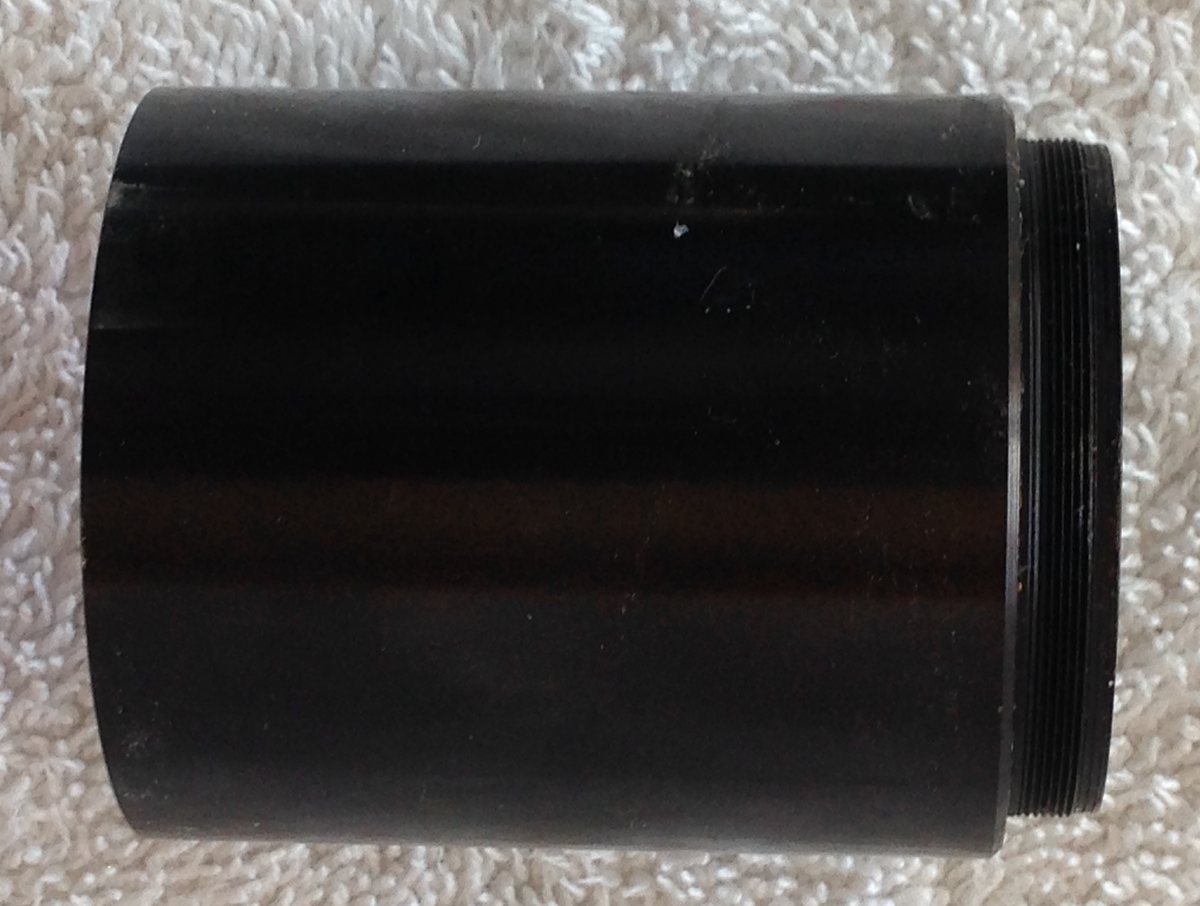 RIFLE SCOPE SUNSHADE SUN SHADE THREADED APPROXIMATELY 2 7/8 X 1 3/4 ...