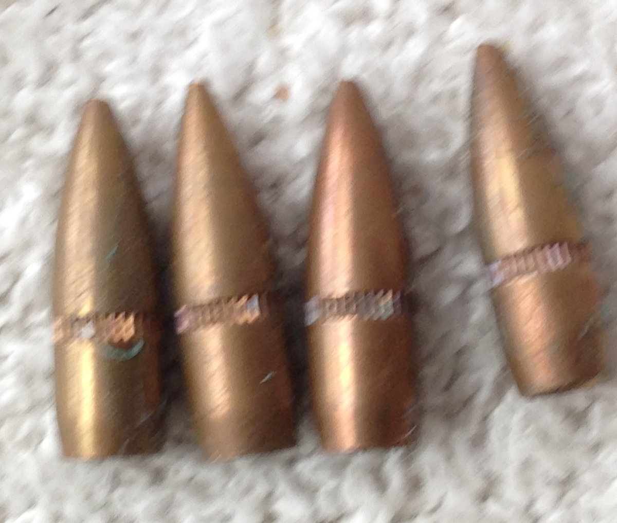 .224 JACKET ONLY -- NO LEAD CORE HOLLOW -- FMJ FULL METAL JACKET ...