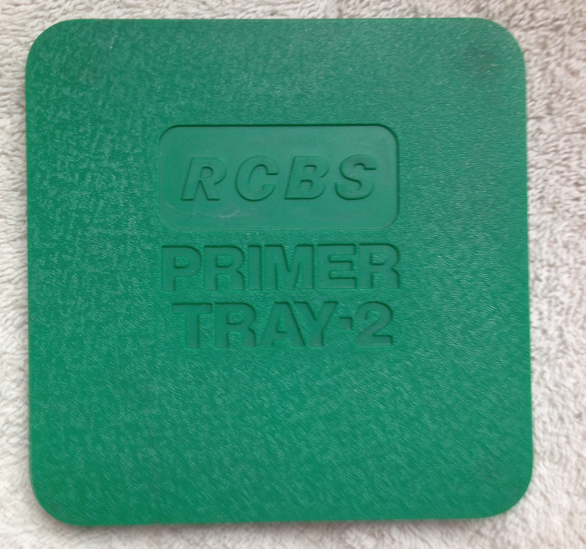 RCBS PRIMER TRAY-2 used holds 100 primers 4 inches square / 0727-2 ...
