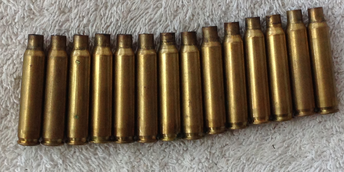 FEDERAL .223 REM ONCE-FIRED BRASS CARTRIDGE CASES RELOADING COMPONENTS ...