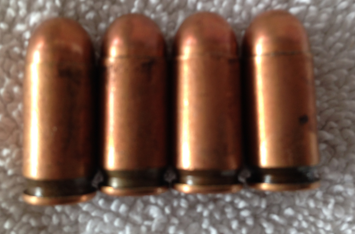9x 18 MAKAROV AMMUNITION AMMO COPPER CARTRIDGE CASES ROUND NOSE BULLETS ...