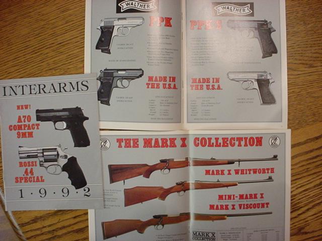 Interarms 92 catalog Walther Astra Star Howa Rossi 10258689 ...