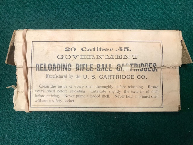 Winchester USCCO 45-70 20 round Ammo FULL U. S. Cartridge Company .45 ...