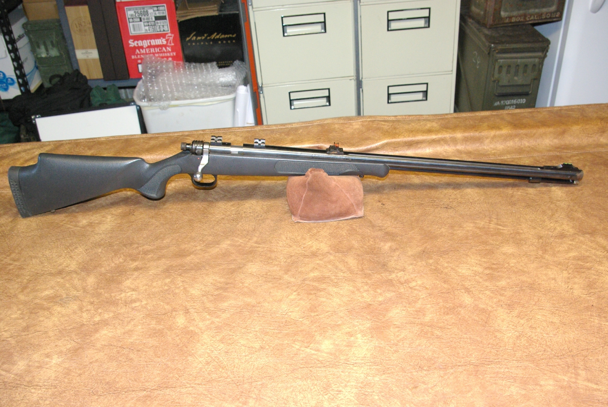 Knights Armament .45 Caliber Disc Black Powder Rifle 27" Fluted blue ...