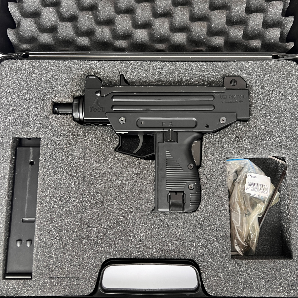 Umarex UZI Rimfire 2245800 UZI Pistol 22 LR 9.5" 20+1 Black Grip Ma ...