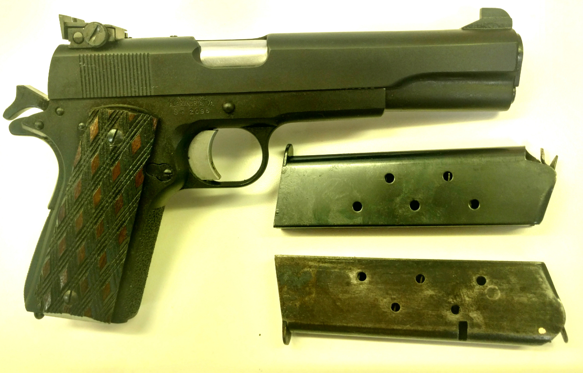 Interarms SILVER CUP 1911 5" BBL CUSTOM TARGET PISTOL BY KARL SOKOL ADJ ...