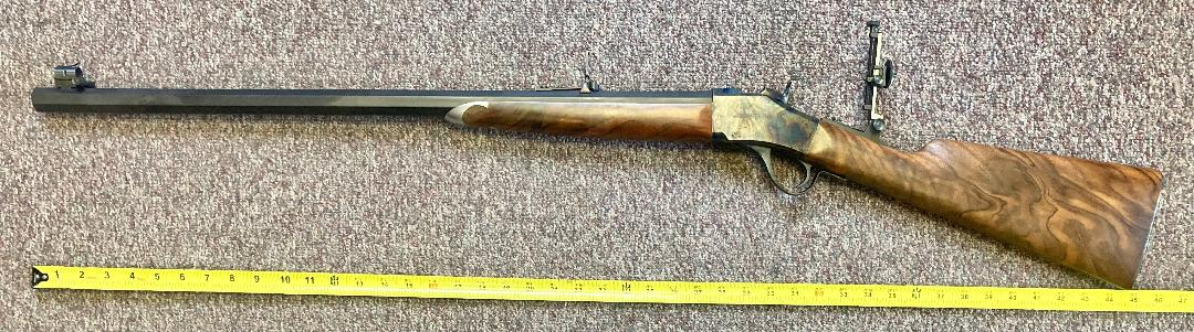 Sharps CUSTOM TARGET RIFLE-LONG RANGE PEEP SIGHT, BEAM LEVEL FRONT ...