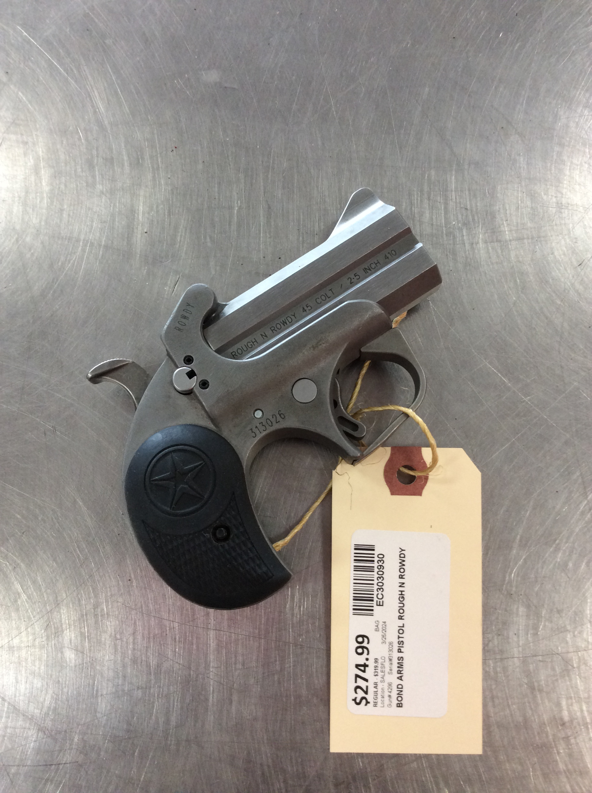 Bond Arms Rough & Rowdy Derringer .45 Long Colt 17335306 - GunAuction.com