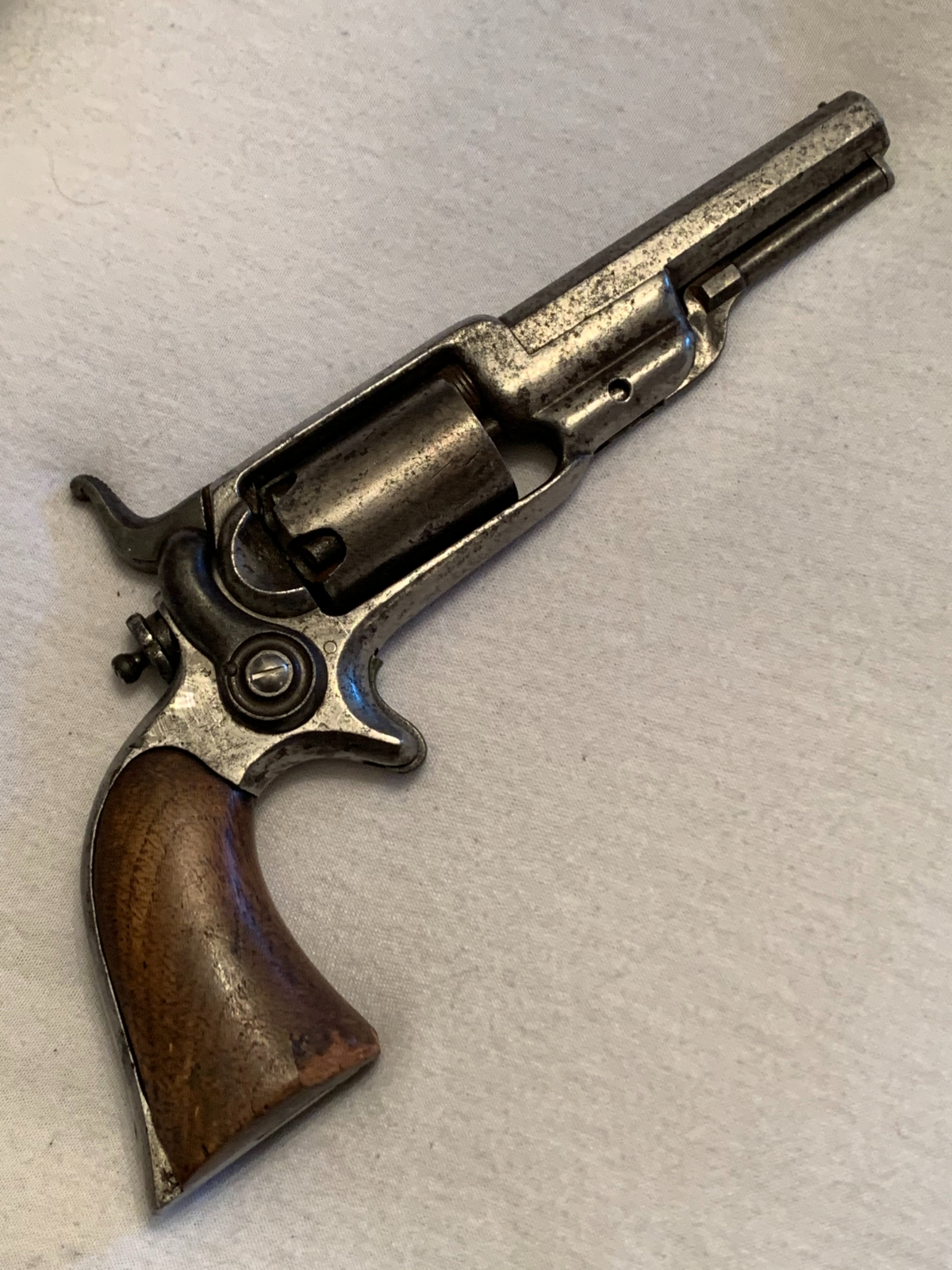 COLT SIDE HAMMER REVOLVER 1855, US, CIRCA 1855-1870 .28 PERCUSSION ...