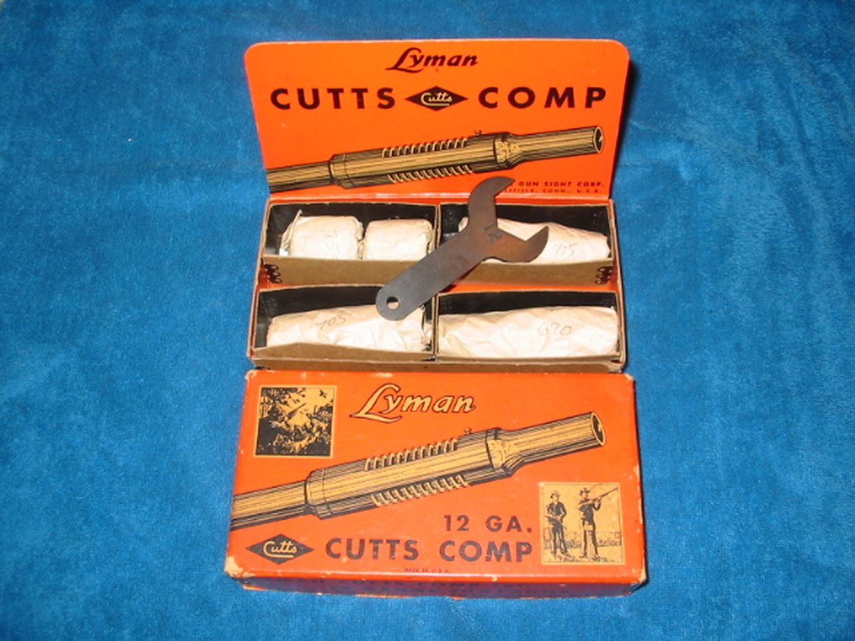 Lyman cutts compensator 12GA choke set w/ counter display & wrench 12 ...