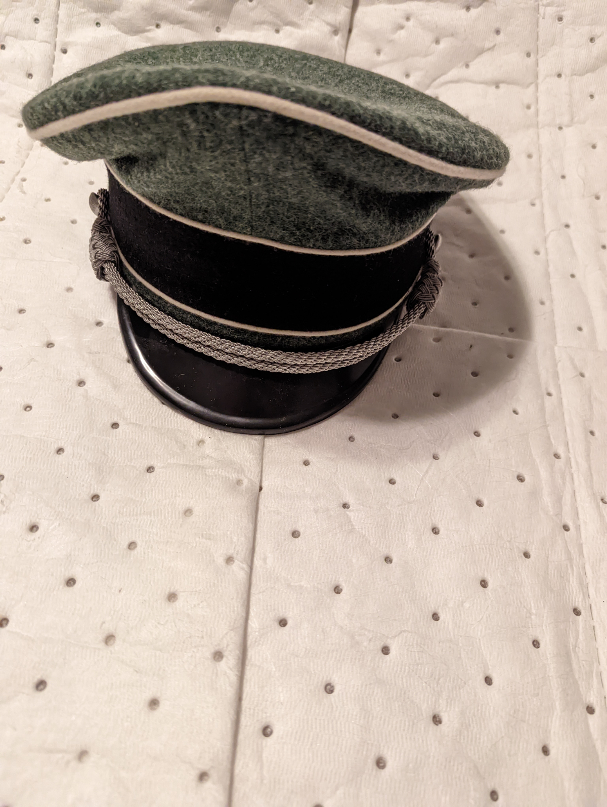 Reproduction Waffen SS Officers Crusher Cap, European size 57 17253570 ...