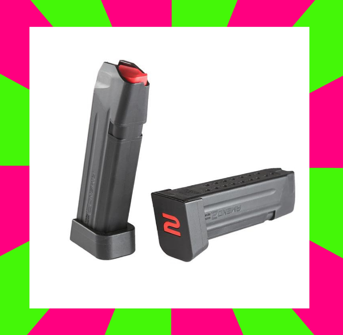 2 pack Amend2 Polymer magazines for glock 17 9mm Luger 17184558 ...