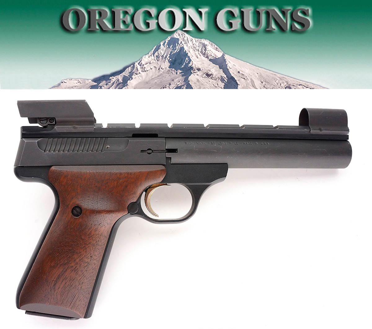 Browning Buck Mark Target Bull Barrel .22lr Pistol Sn# 655nt32740 .22 ...