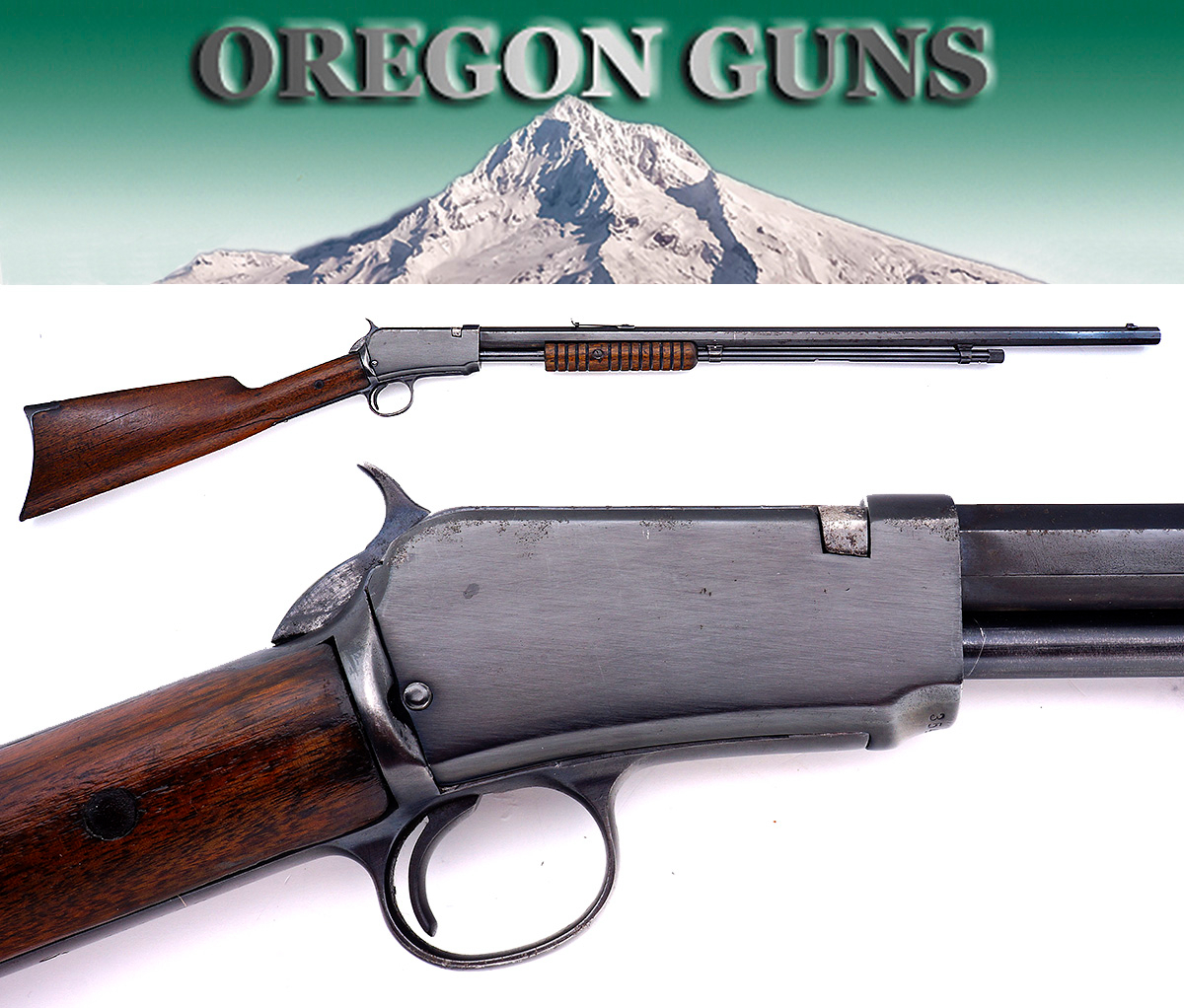 Winchester MODEL 1890 SLIDE ACTION .22 LR TAKE-DOWN MADE 1908 SN ...