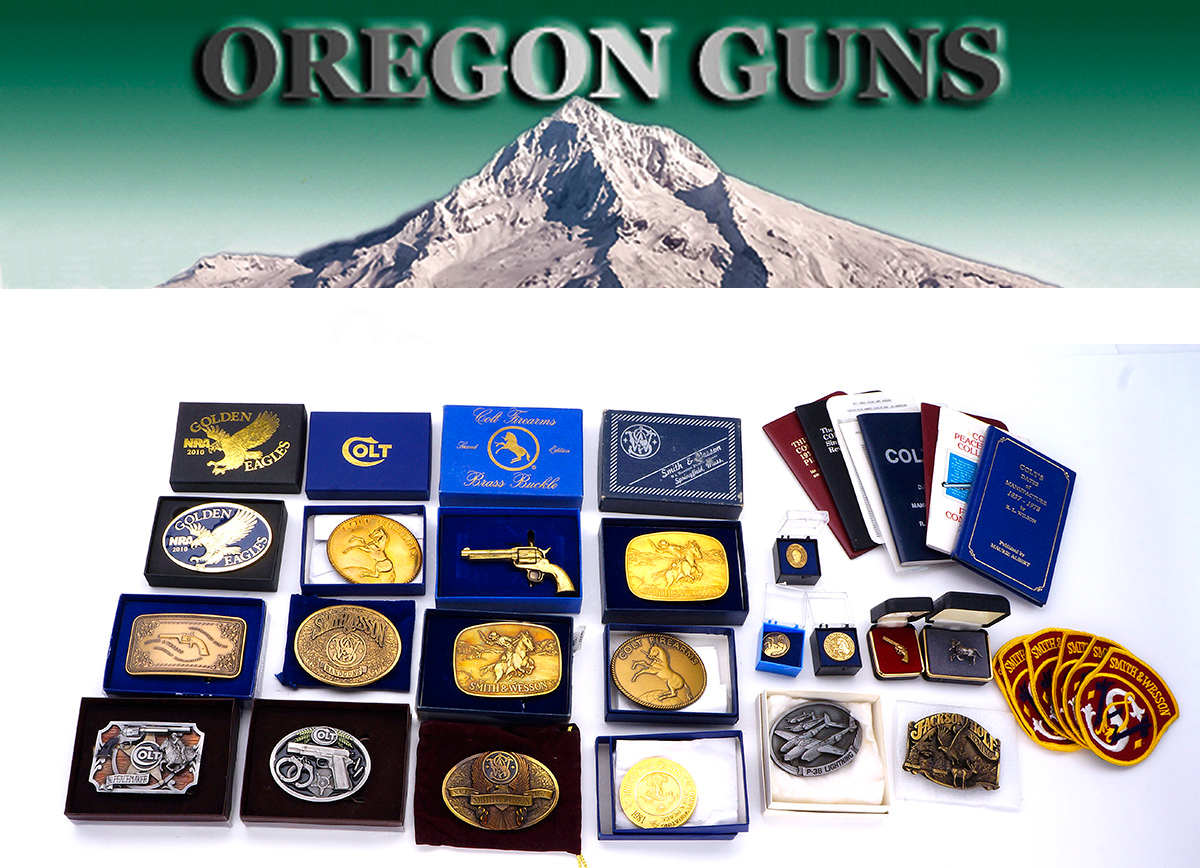 COLT, SMITH & WESSON BELT BUCKLES, PINS AND PATCHES 17242005 ...