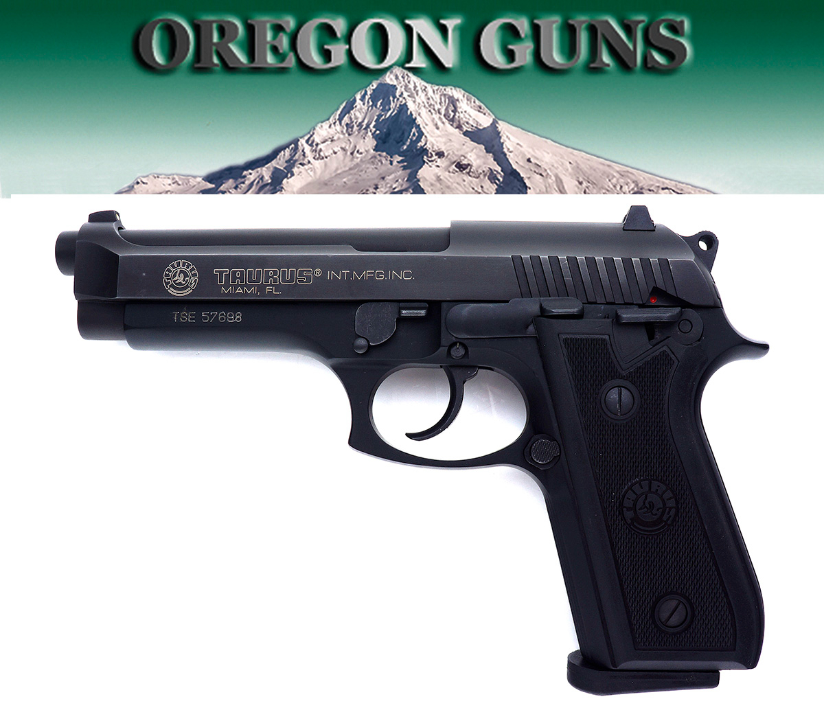 Taurus PT-92 (AF) SEMIAUTO FULL-SIZE 9MM PISTOL 1-920151 SIMILAR TO THE ...