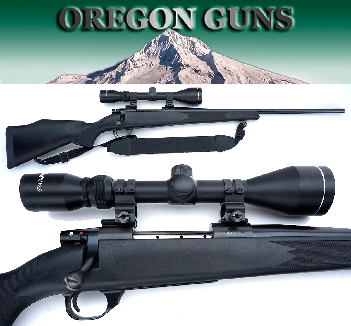Weatherby VANGUARD BOLT RIFLE .30-06 SPFD SYNTHETIC STOCK WITH SCOPE ...