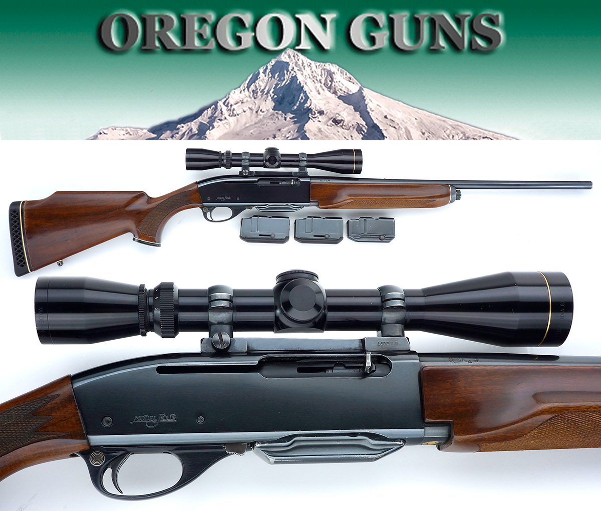 Remington MODEL "FOUR" SEMIAUTO RIFLE .270 WIN. WITH LEUPOLD SCOPE MFG ...