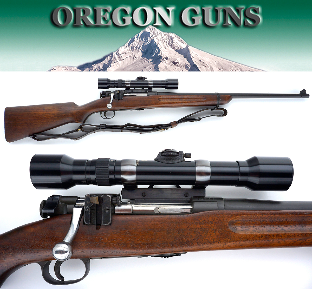 Springfield Armory WWII MODEL 1922 M2 TRAINING TARGET RIFLE W/HENSOLDT ...