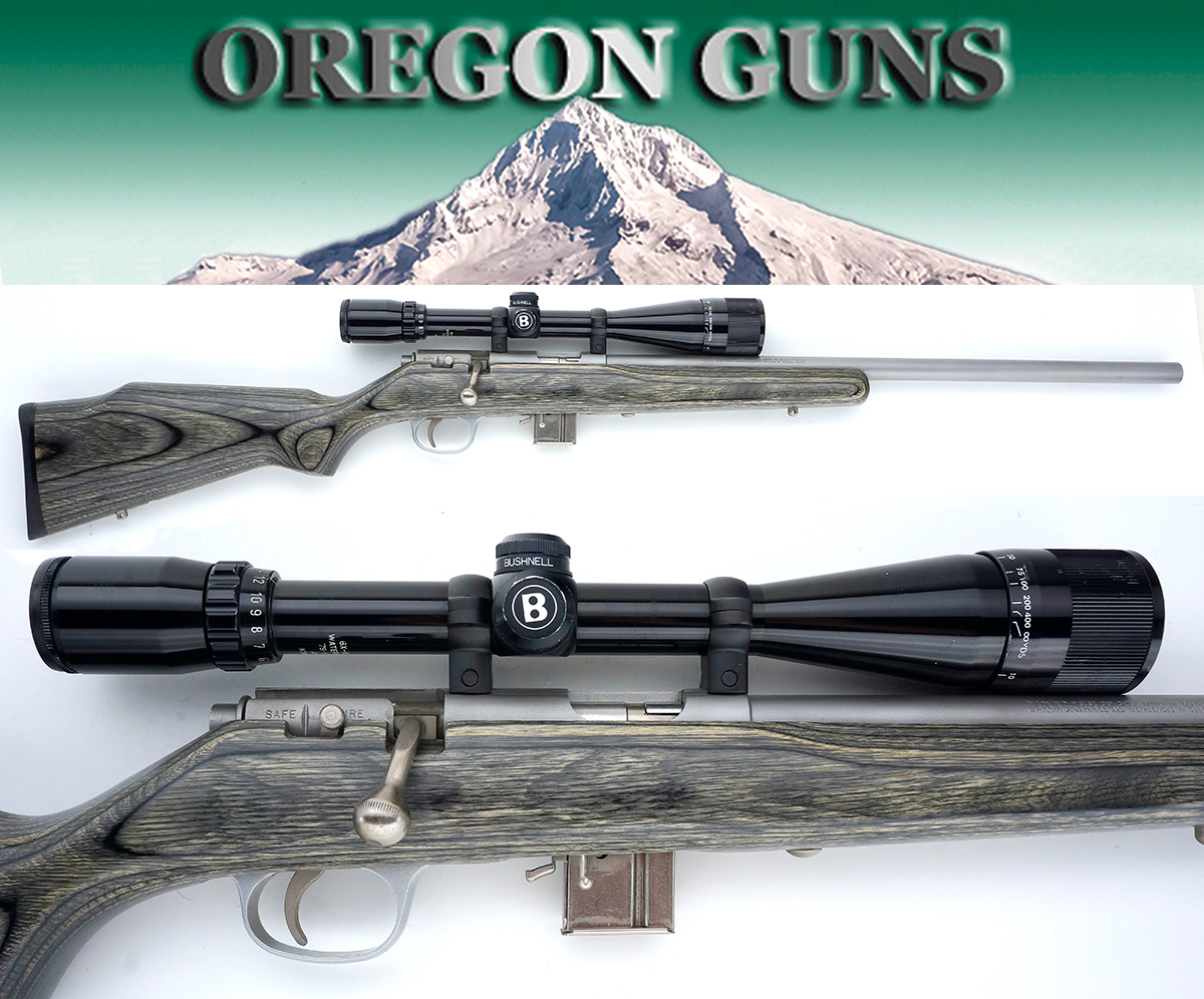 Marlin MODEL 17VS STAINLESS BOLT RIFLE .17 HMR W/SCOPE SN# 97609562 ...