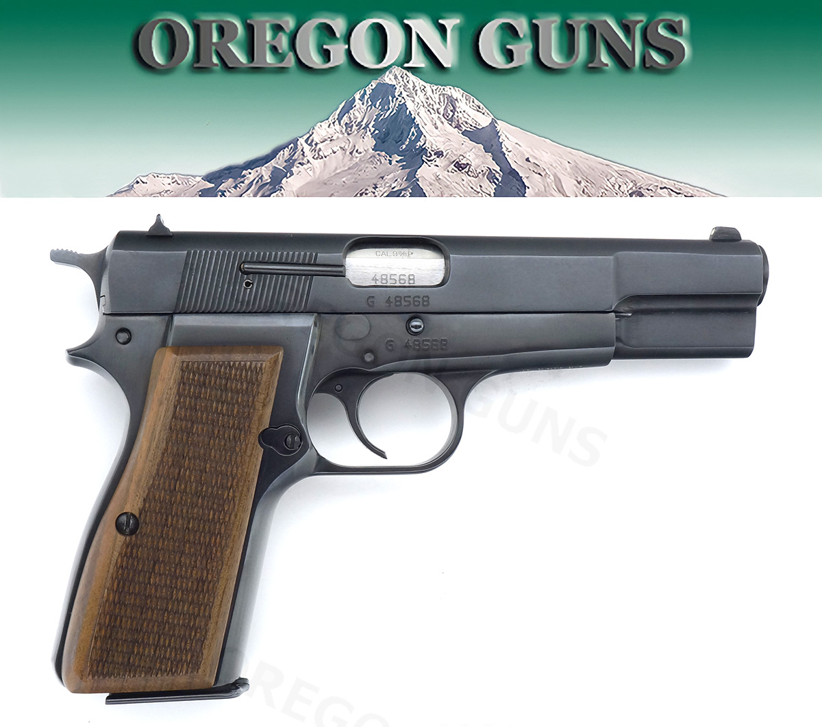 FEG MODEL P9M (PJK-9HP) COPY BROWNING HI-POWER SEMIAUTO 9MM PISTOL SN# G48568 9mm Luger 17335824 ...