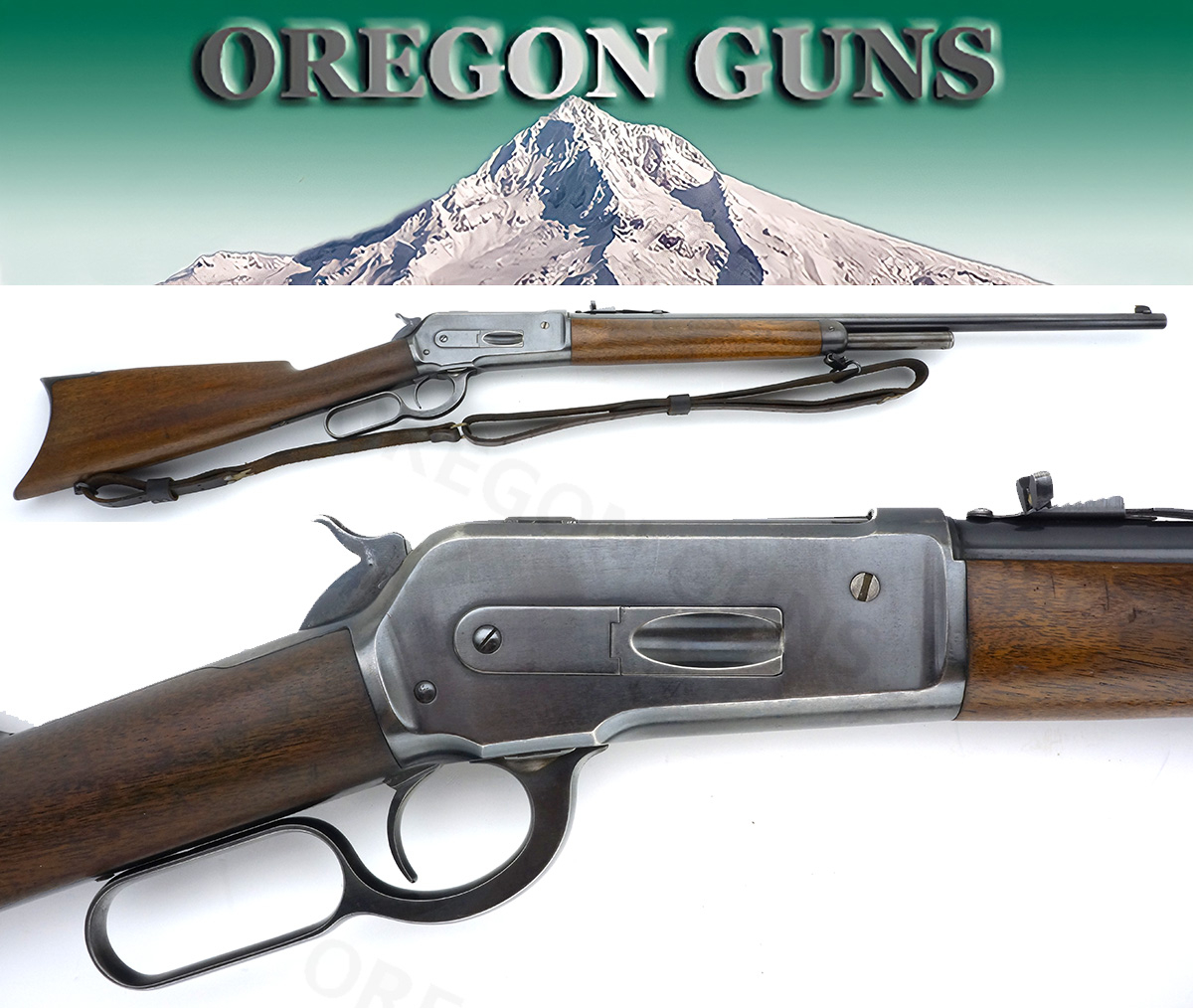 Winchester MODEL 1886 LEVER ACTION RIFLE .348 WIN MFG 1889 NO FFL ...