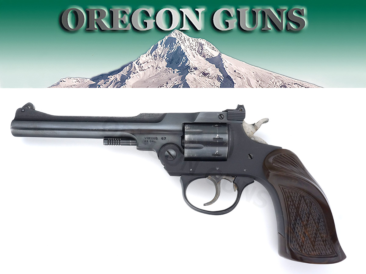 Iver Johnson VIKING 67 TOP-BREAK 8 ROUND .22 CAL REVOLVER MFG 1970 C&R ...