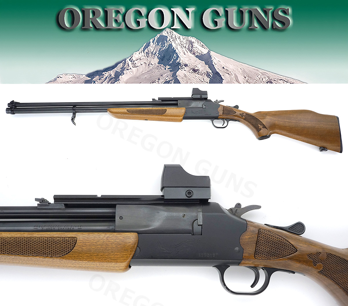 Savage MODEL 24V-A COMBINATION RIFLE O/U 20GA-.222 REM RED-DOT SIGHT ...