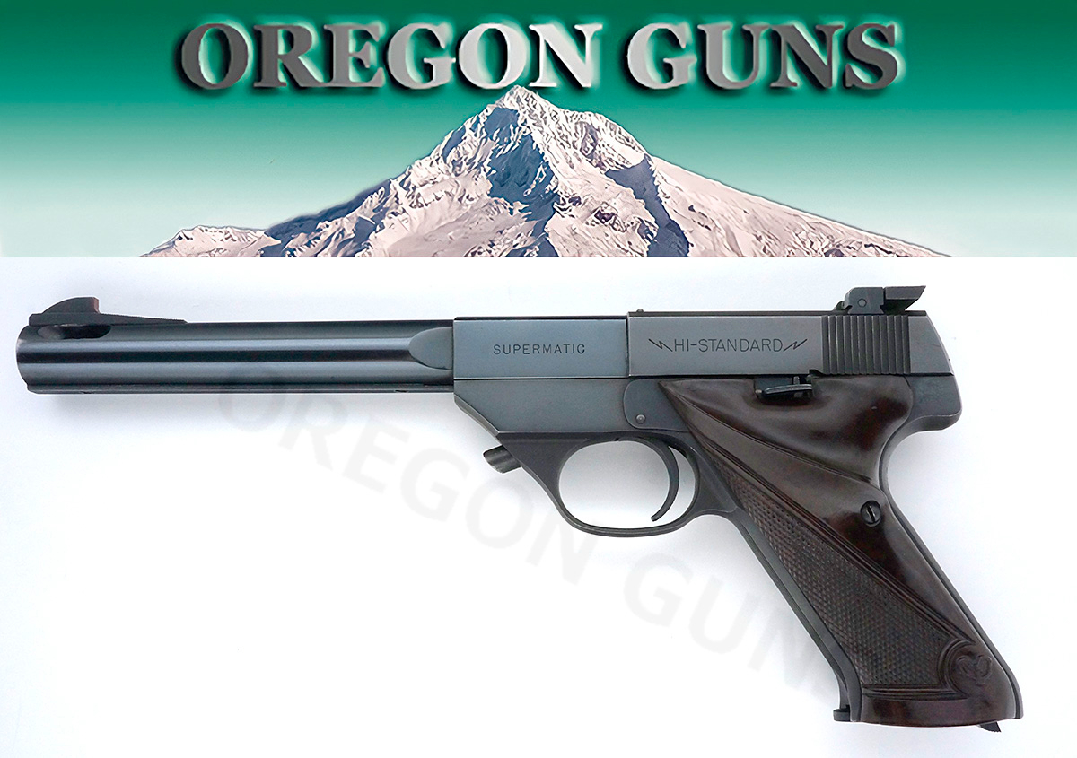 High Standard SUPERMATIC S-101 PISTOL .22 CAL PORTED BARREL MFG 1954 C ...