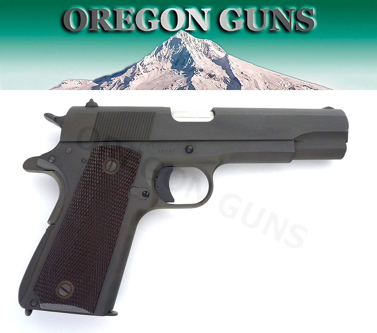 Auto-Ordnance 1911-A1 U. S. ARMY SEMIAUTO PISTOL LIKE NEW CONDITION .45 ...