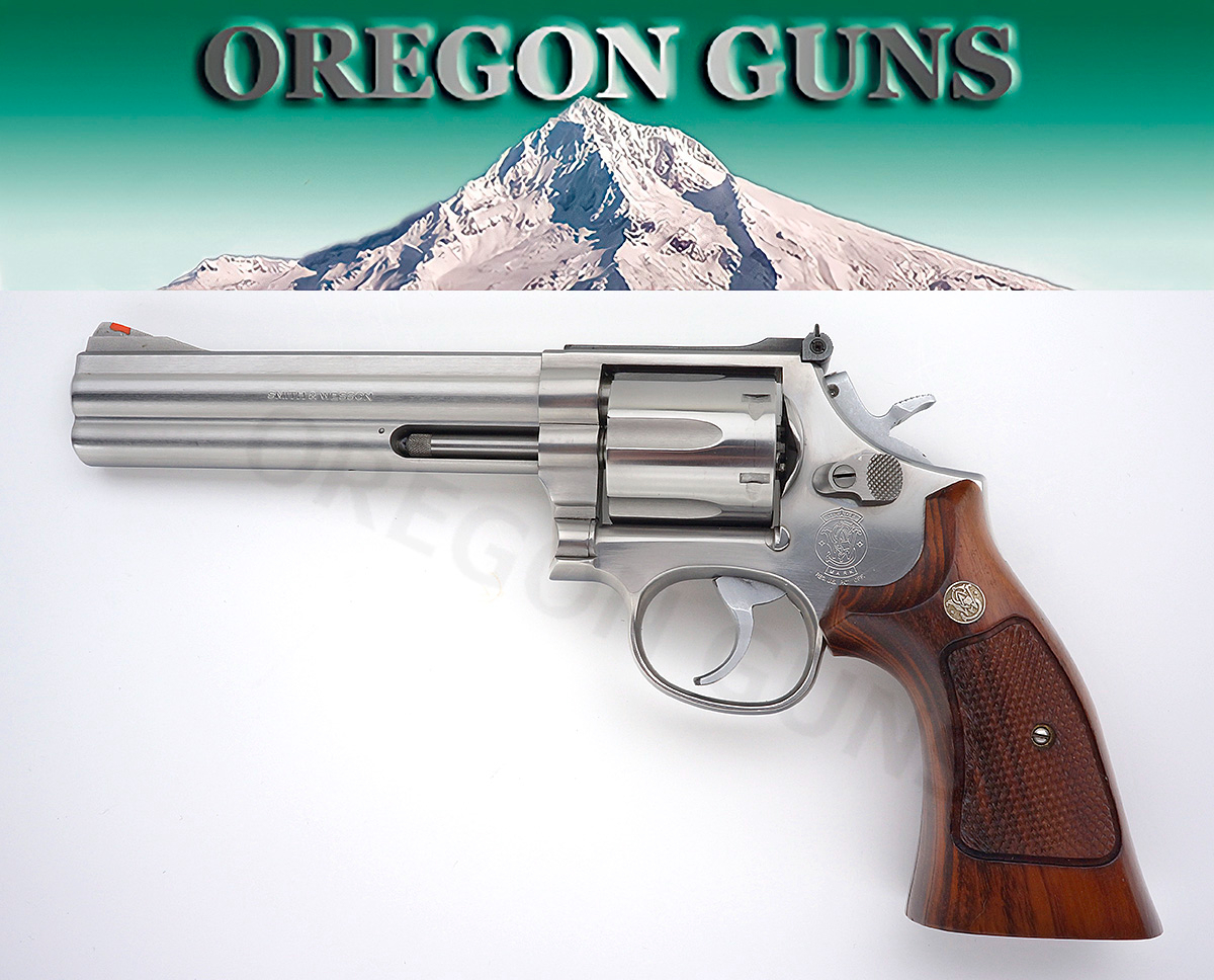 Smith & Wesson S&W MODEL 686-2 STAINLESS STEEL 6 INCH BARREL .357 MAG ...
