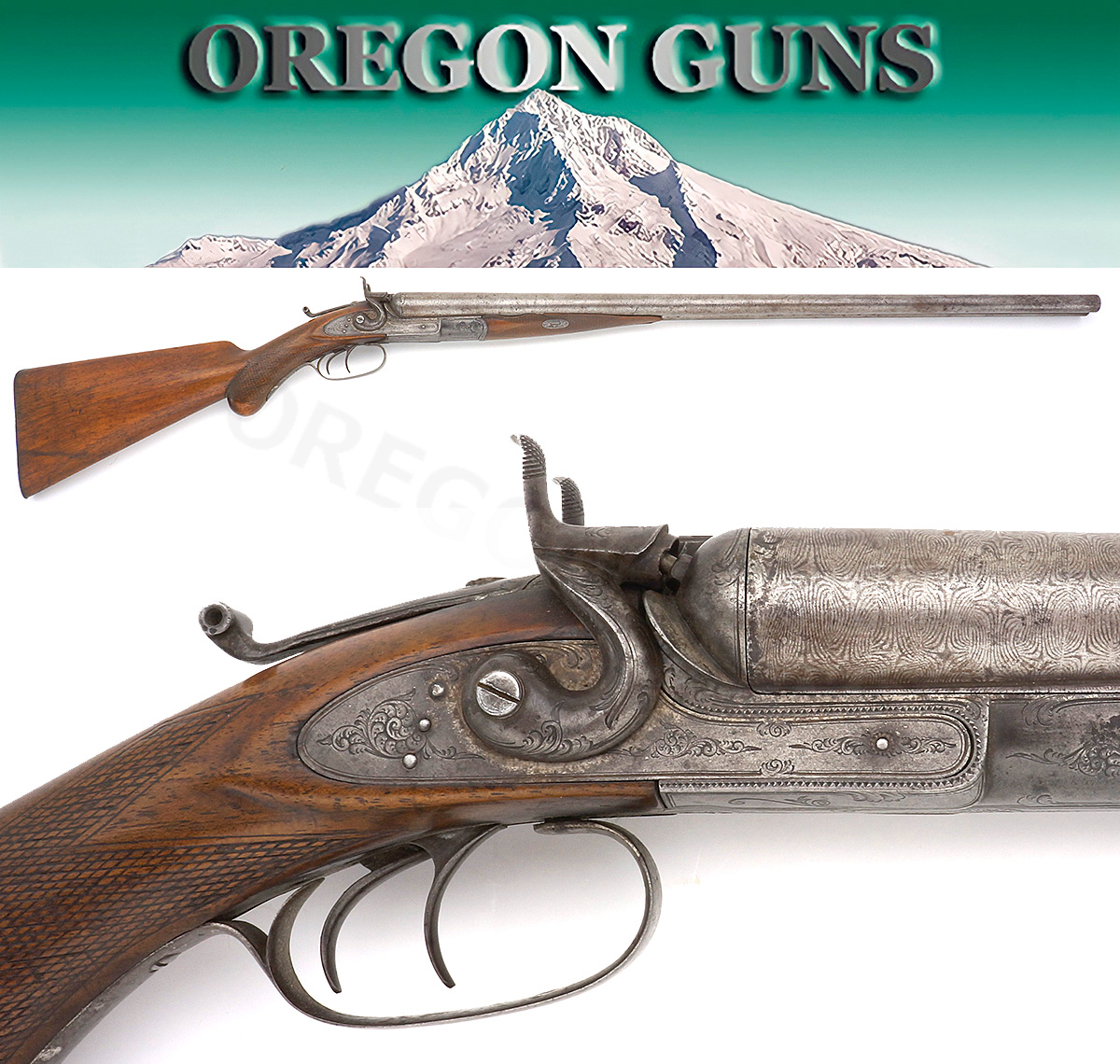 Remington & Son MODEL 1873 SIDE BY SIDE WHITMORE HAMMER LIFTER SXS 12GA ...