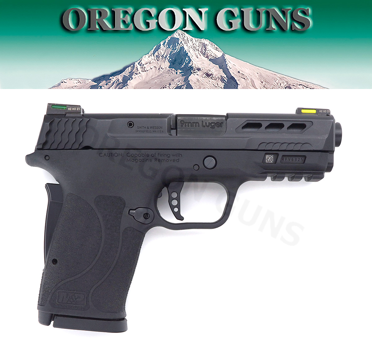 Smith & Wesson S&W SHIELD EZ PERFORMANCE CENTER 9MM SEMIAUTO PISTOL ...