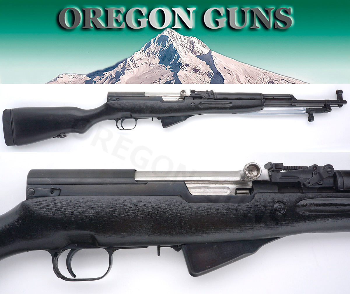 Russia SKS-45 SEMIAUTO RIFLE 7.62x39 W/BLADE BAYONET EXCELLENT MFG 1956 ...