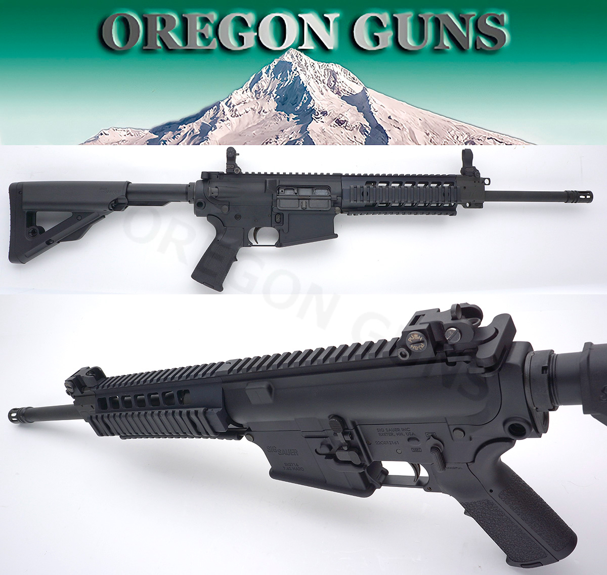 SIG Sauer SIG716 PATROL 7.62 NATO SEMI-RIFLE WITH MAGPUL UNFIRED NEW ...