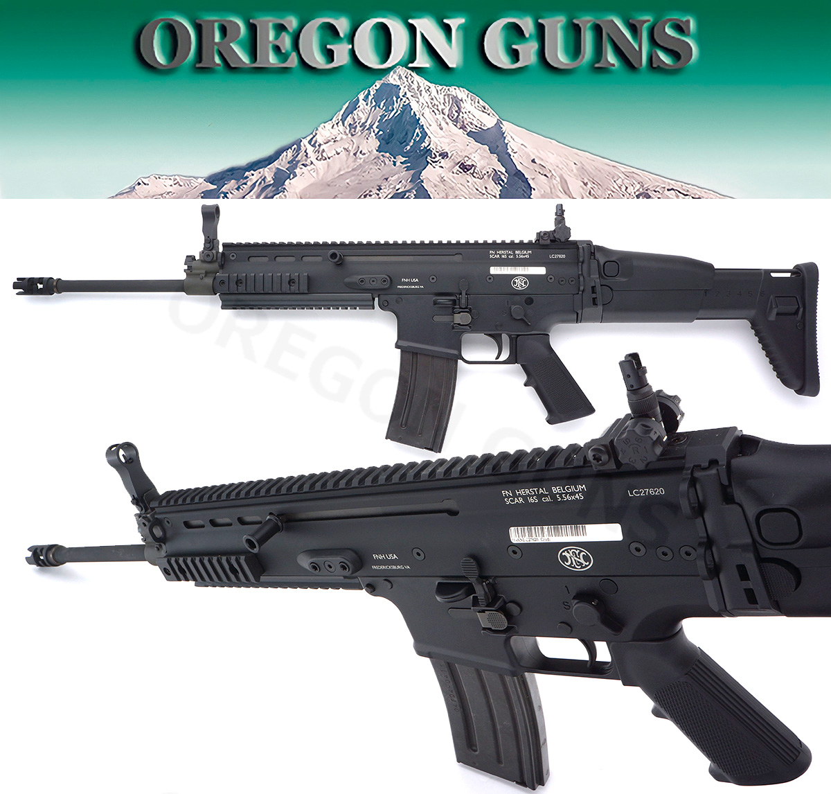 FN -- HERSTAL BELGIUM SCAR 16S SEMI RIFLE 5.56 NATO .223 REM FOLDING ...