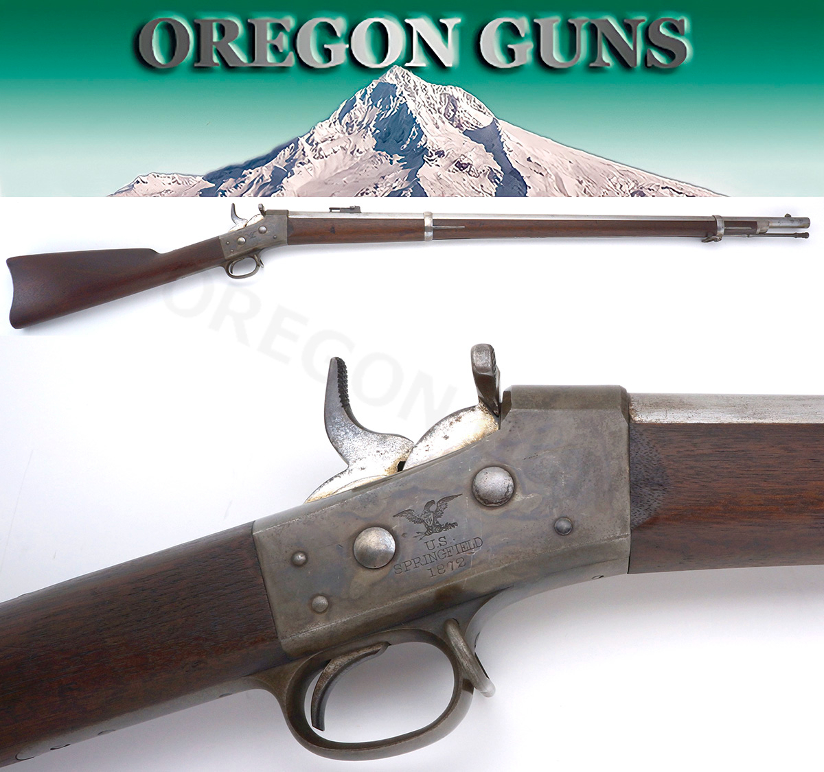 Springfield Armory -- U. S. MODEL 1871 ROLLING BLOCK RIFLE 50-70 MFG ...