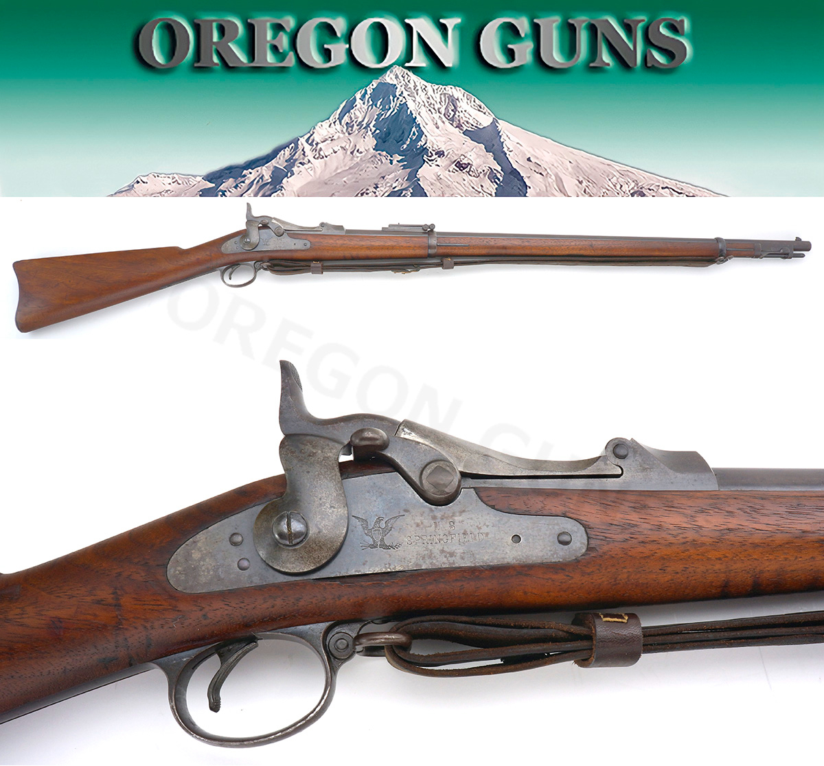 Springfield -- U. S. MODEL 1884 TRAPDOOR 45-70 SHARP CARTOUCHE MFG 1890 ...